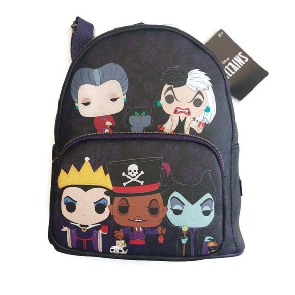 Funko | Bags | Funko Pop Disney Mini Backpack Villains Purple ...